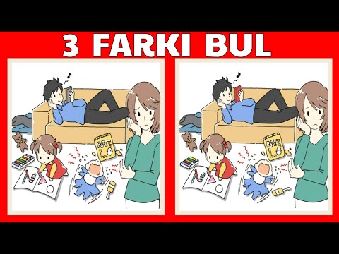 Anneler Günü Özel 3 FARKI BUL ❗ #152