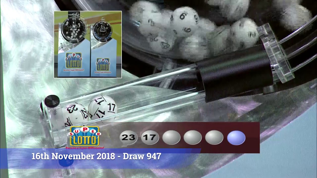 Super Lotto Draw 947 11162018 - YouTube