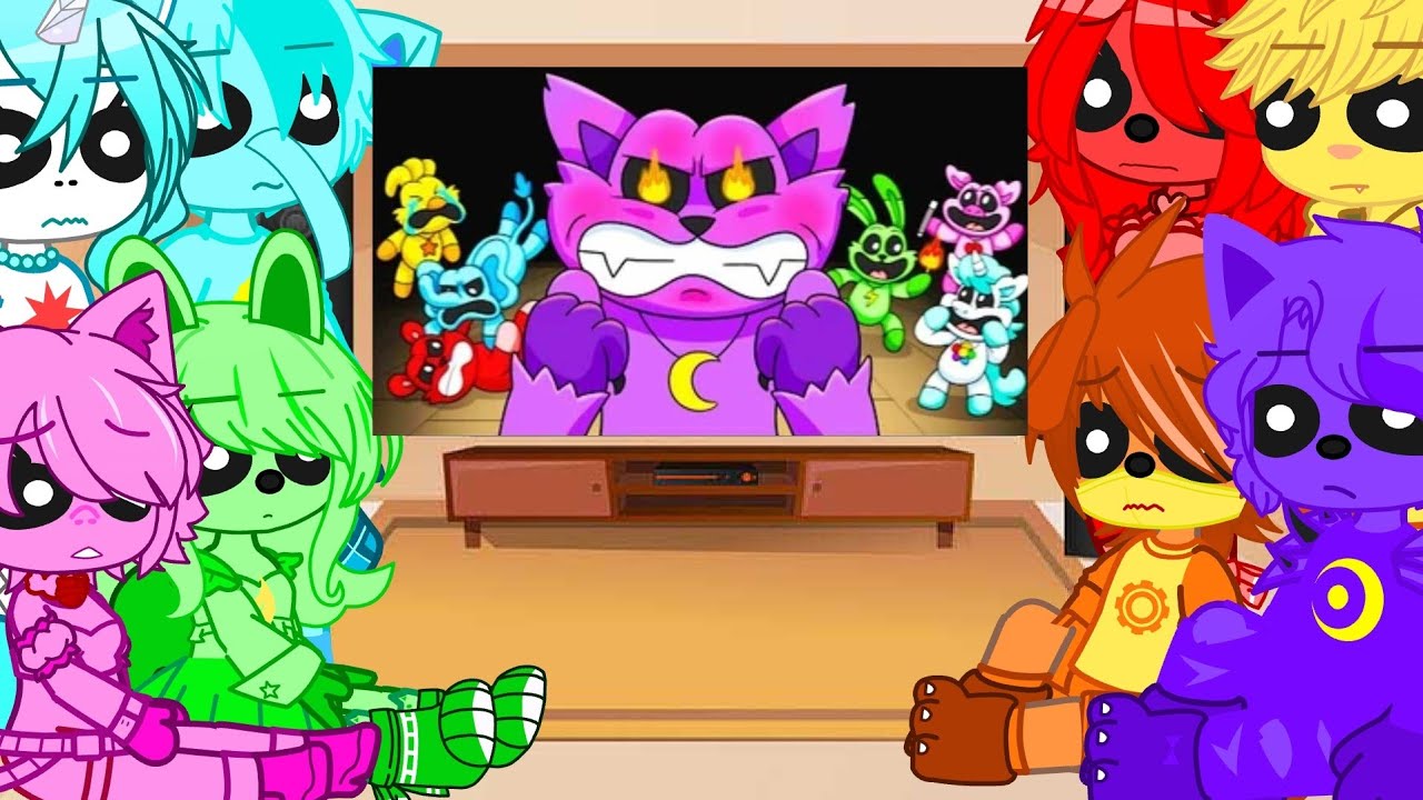 Smiling Critters React To Catnap is Annoyed! Poppy Playtime Chapter 3 ...
