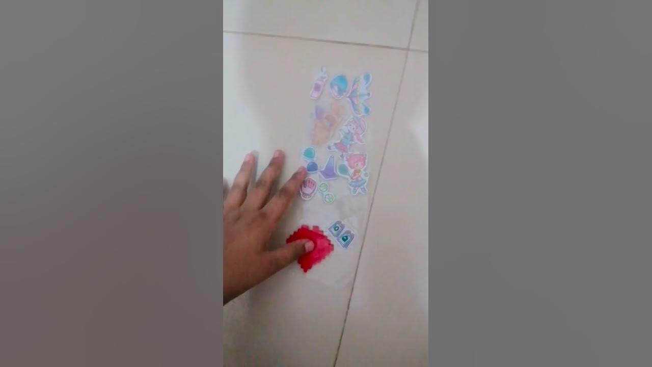 This stiker is made by me with paper and costep - YouTube
