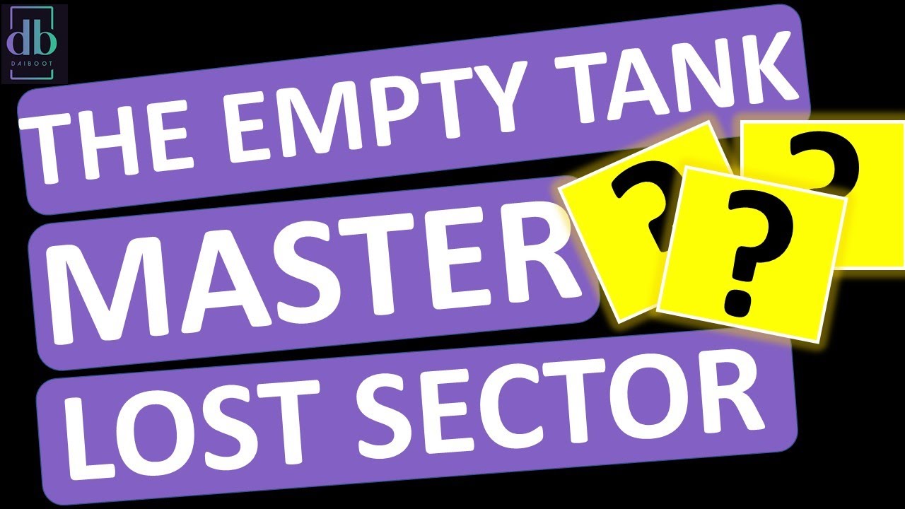 Destiny 2 | Master Lost Sector The Empty Tank | Exotic Arms Armor ...