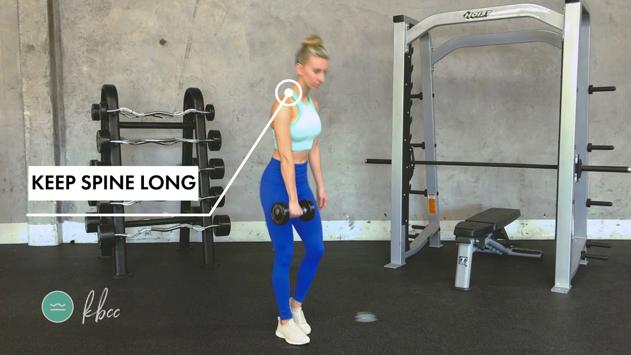 Dumbbell Split Stance RDL - YouTube