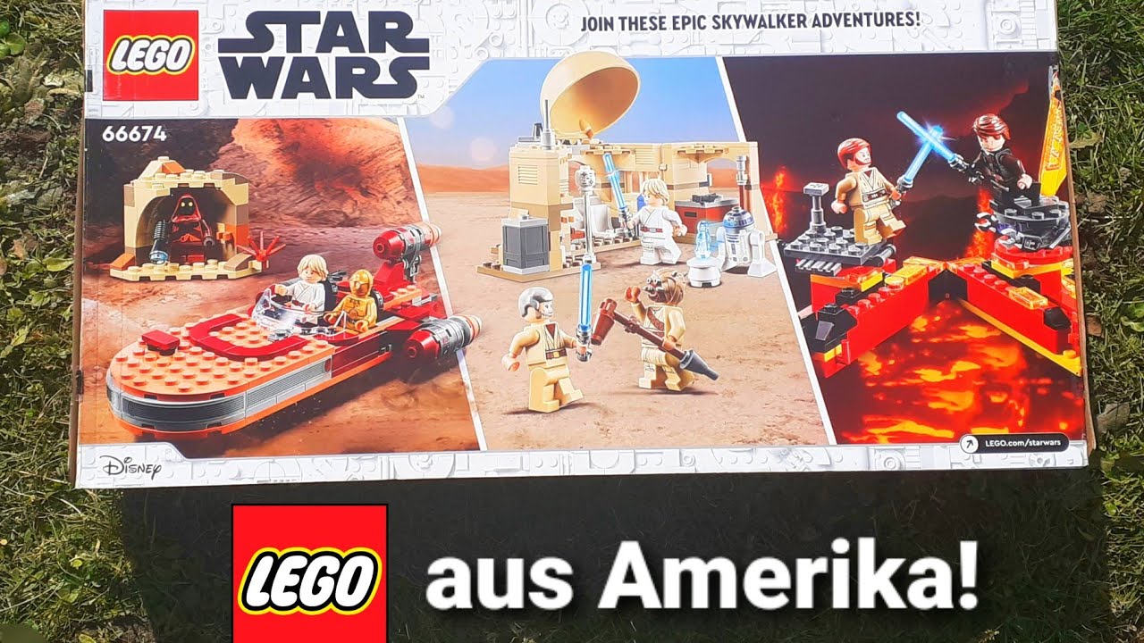 Lego Star Wars 3 in 1 Skywalkers Adventure Set 66674 (aus America ...