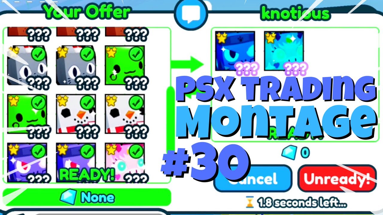 *RAINBOW HUGES* PSX Trading Montage #30 | Pet Simulator X - YouTube