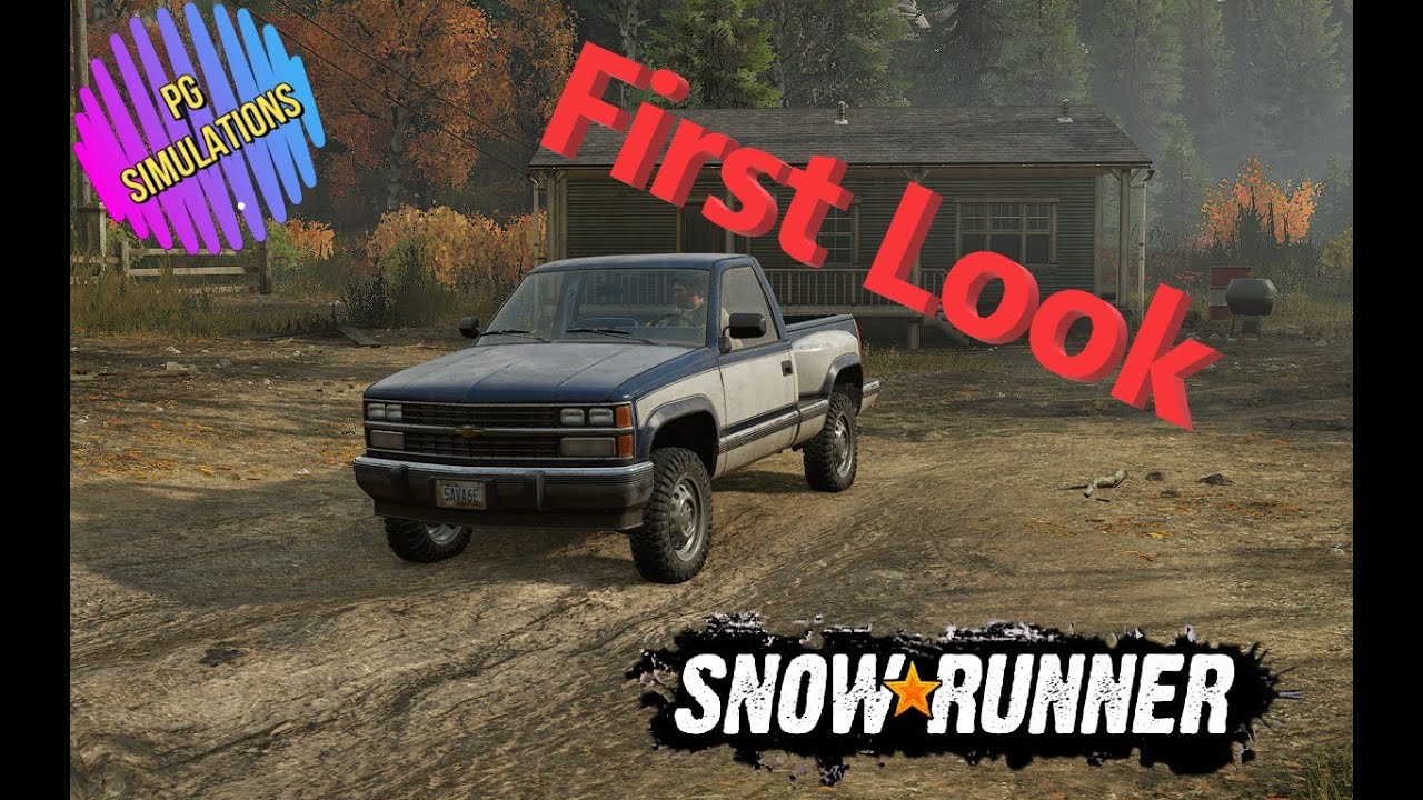 Snow runner first look/Getting Started/Game Play - YouTube