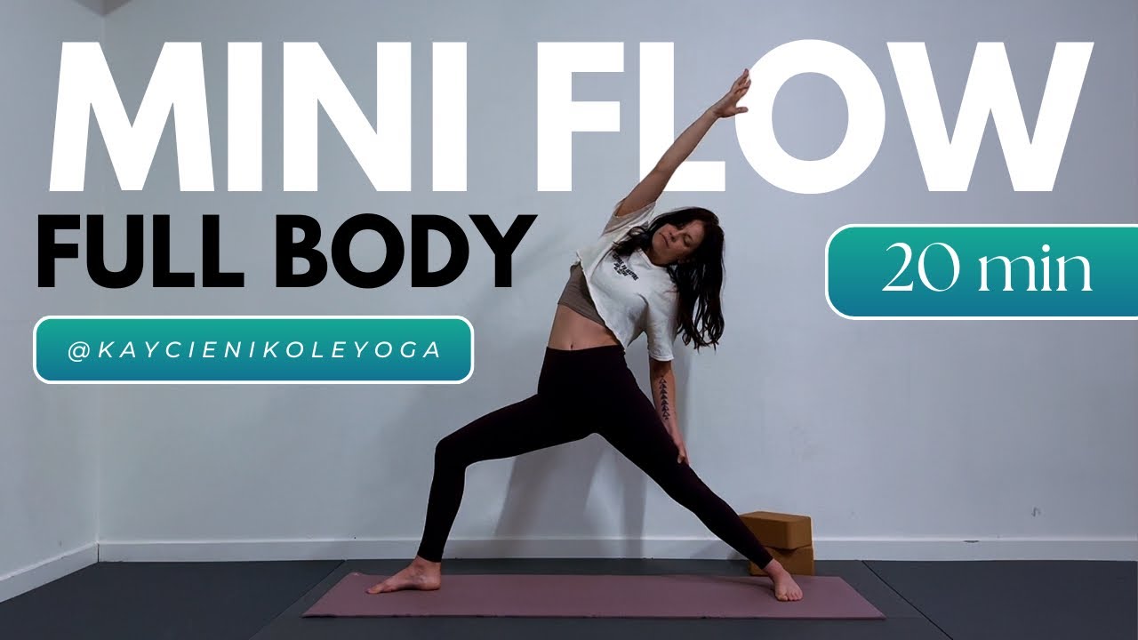 20 Minute: Mini Full Body Yoga Flow Sequence - YouTube