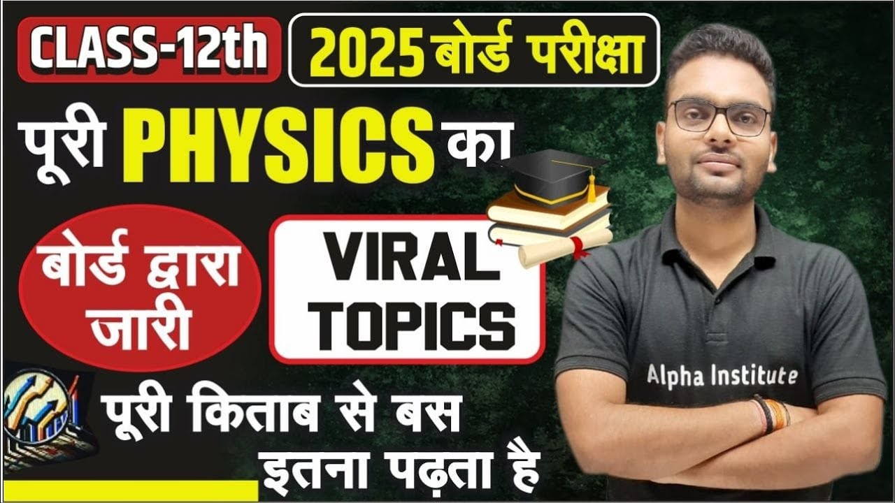 Class 12 Physics All Imp Topics | Physics Chapter Wise Revision ...