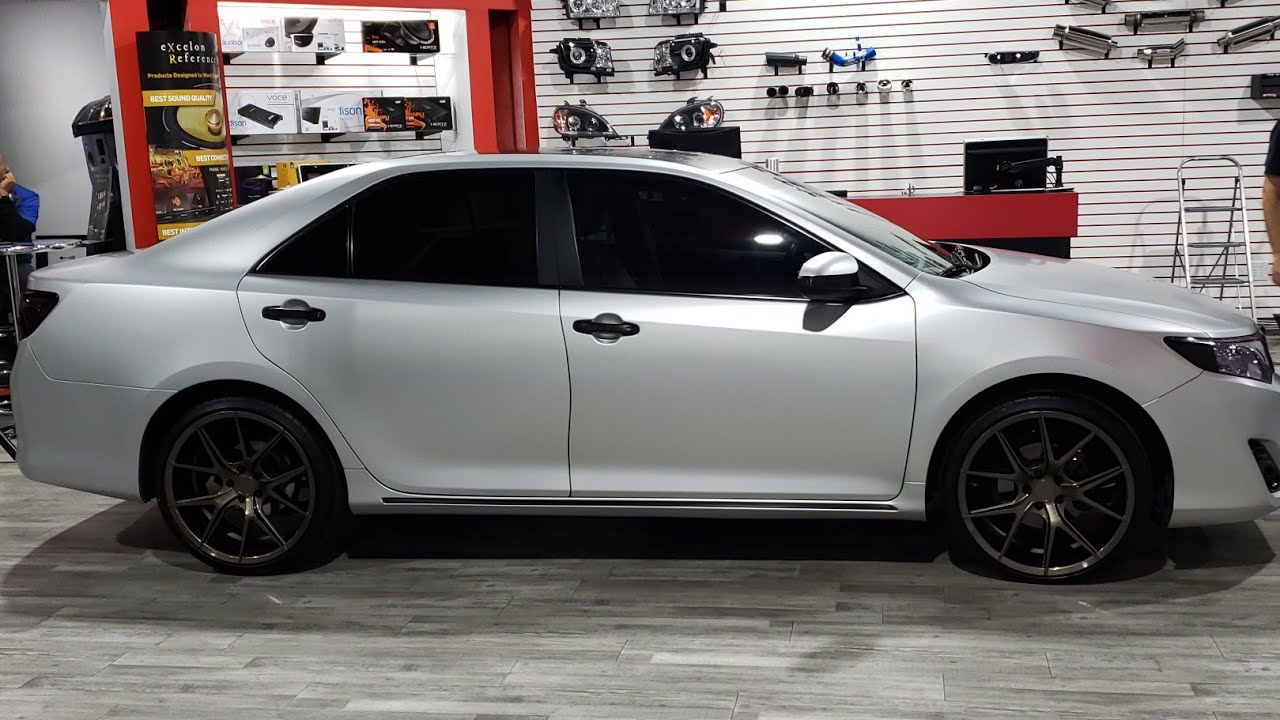 Custom Toyota Camry!!! Vinyl Wrap | Wheels | Remote Start Alarm ...