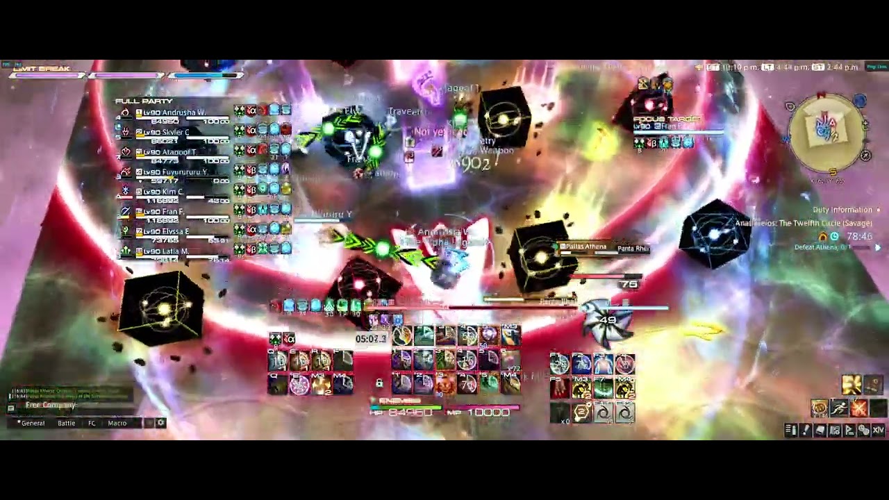 FFXIV [6.4] - P12S P2 Week 1 First Clear NIN POV - [Blue Lock] - YouTube