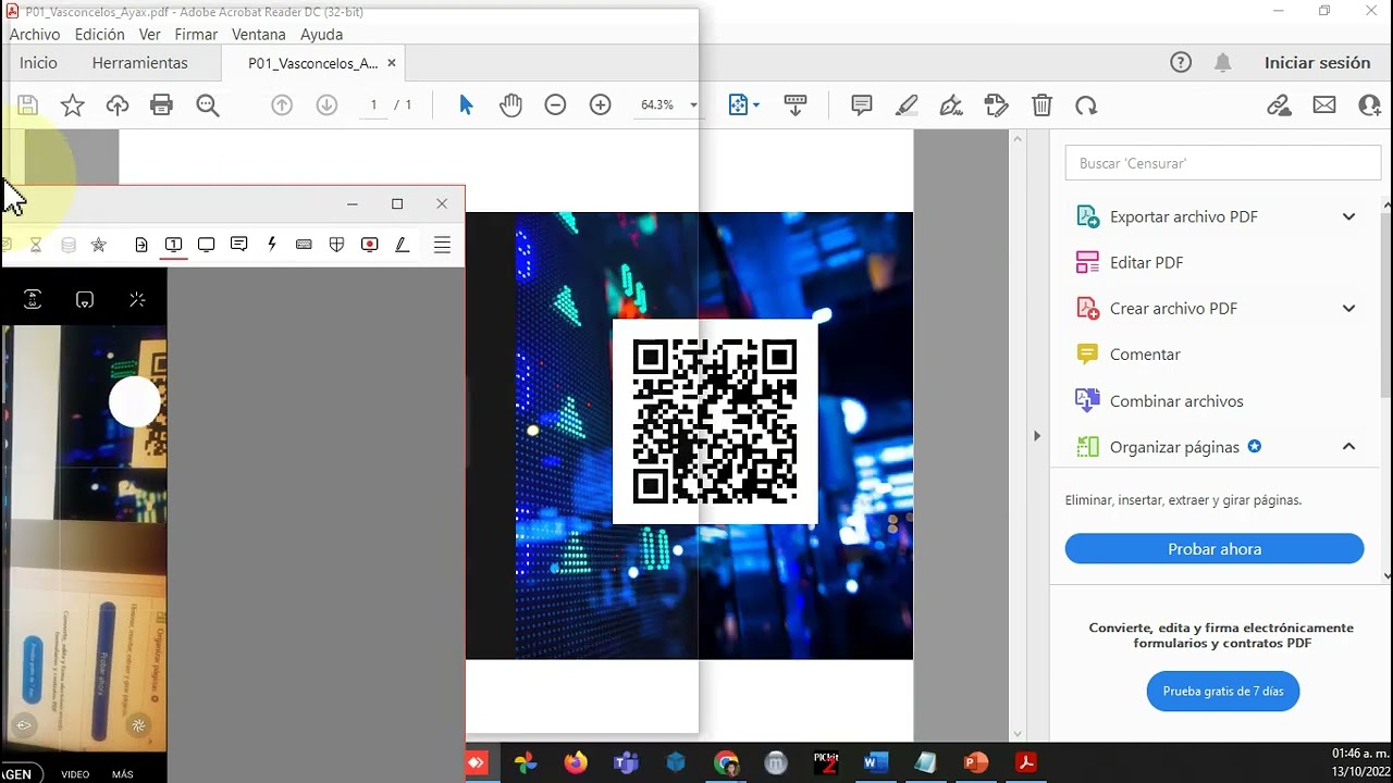 Cargar evidencia en BlackBoard mediante un documento que contiene un ...