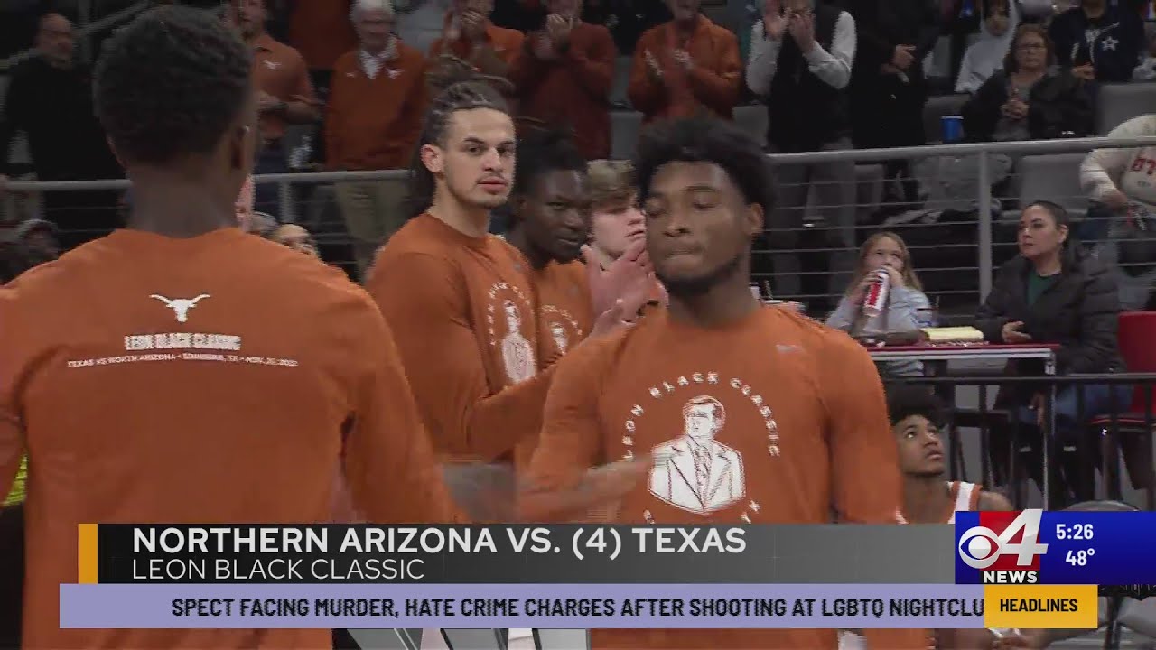 Texas Longhorns Beat Northern Arizona 73-48 at Bert Ogden Arena - YouTube