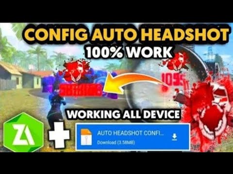 AUTO HEADSHOT CONFIG FILE 🔥🔥🔥100 WORKING. FF AND FF MAX - YouTube