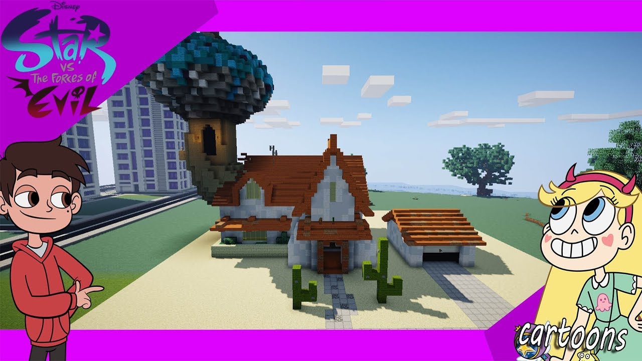 Minecraft | Cartoons Builds #4 | Star vs the forces of evil - YouTube