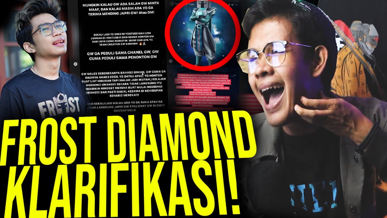 FROST DIAMOND KLARIFIKASI CURI THUMBNAL !! SAMPAI MARAH ?? - YouTube
