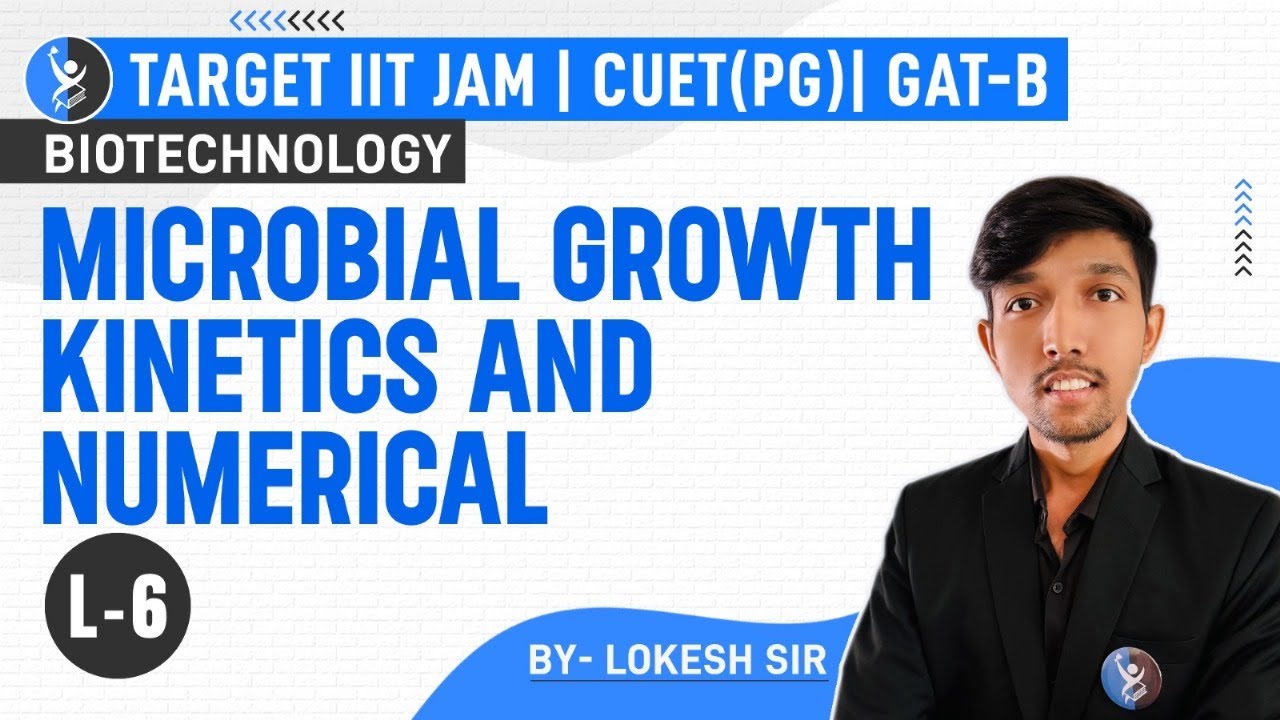 Microbial Growth Kinetics & Numerical | Biotechnology | IIT JAM | CUET ...