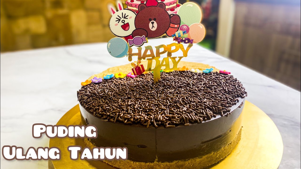 PUDING JADI KUE ULANG TAHUN ?? || PUDING ULTAH || IDE KUE ULTAH ...
