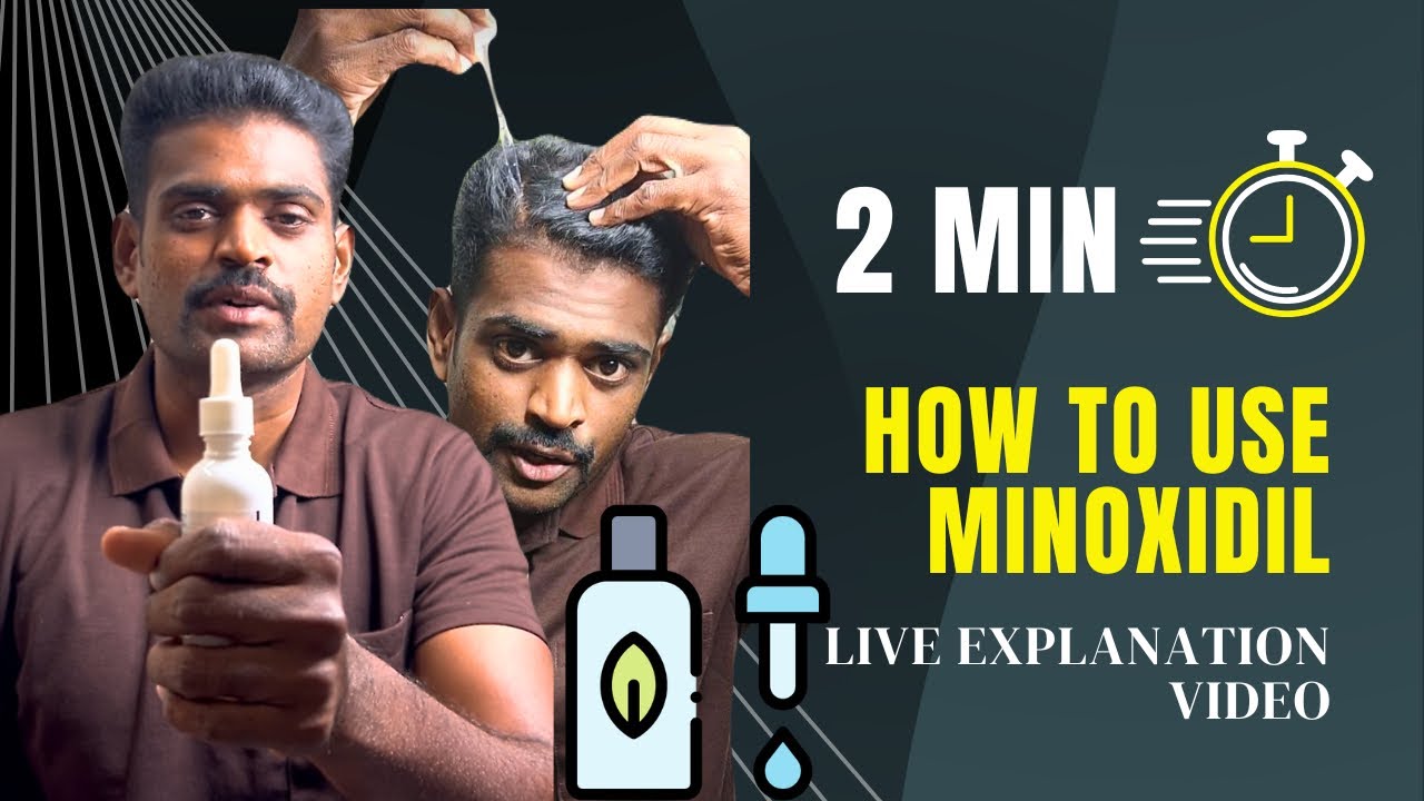 How to use minoxidil for hair | Hair care routine #hair #haircare # ...