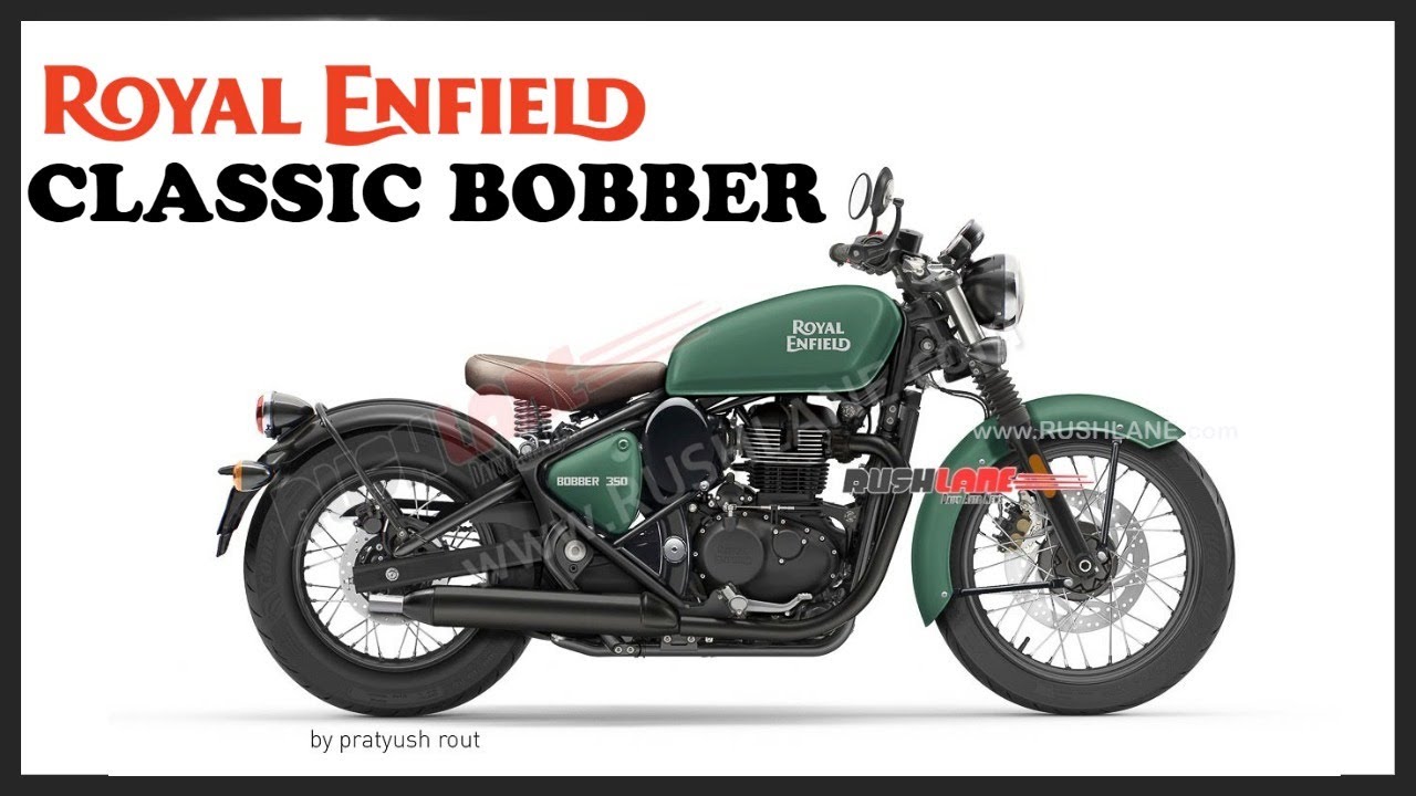Royal Enfield 350cc Bobber Based On Classic - Render - YouTube