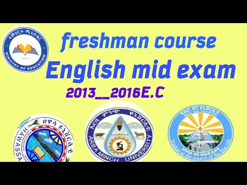 English freshman course mid exam #freshman course #mid #exams - YouTube