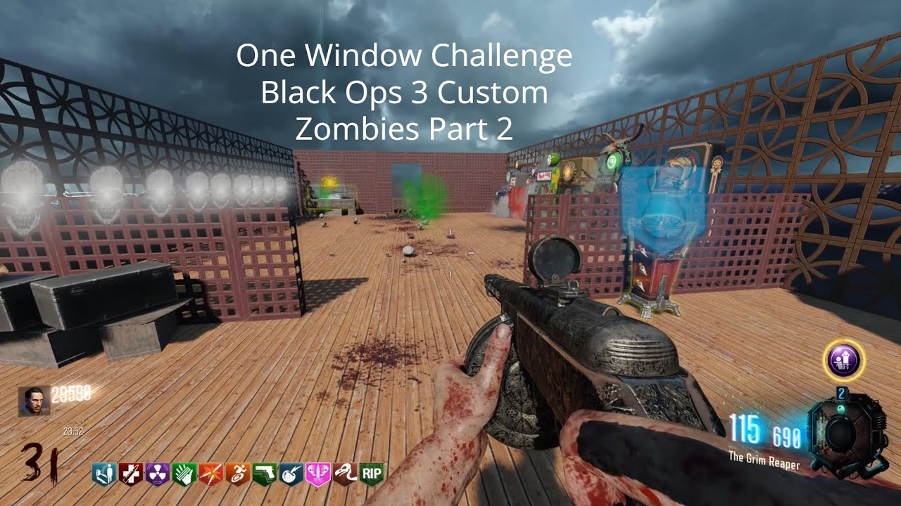 One Window Challenge - Black Ops 3 Custom Zombies Part 2 - YouTube
