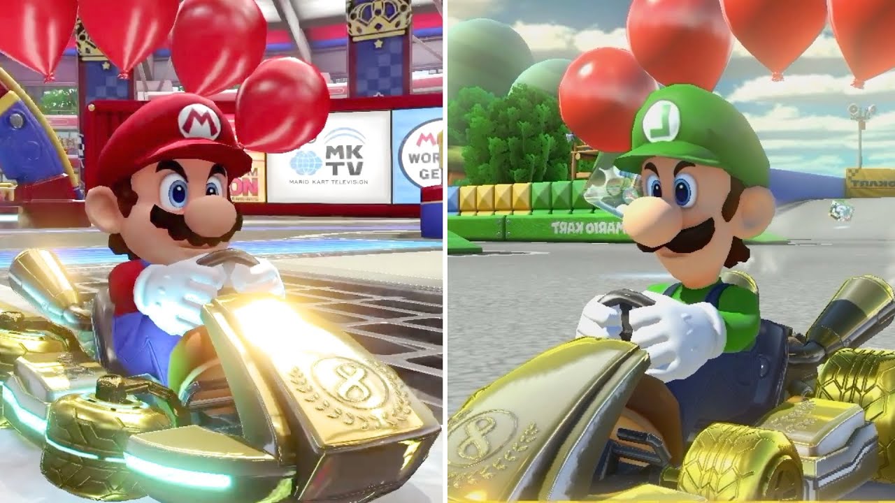 Mario Kart 8 Deluxe - Balloon Battle (All Courses) - YouTube