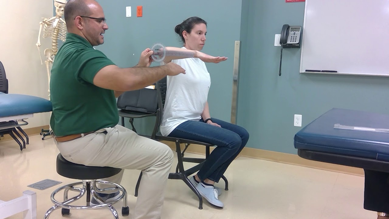 Shoulder internal rotation goni - YouTube