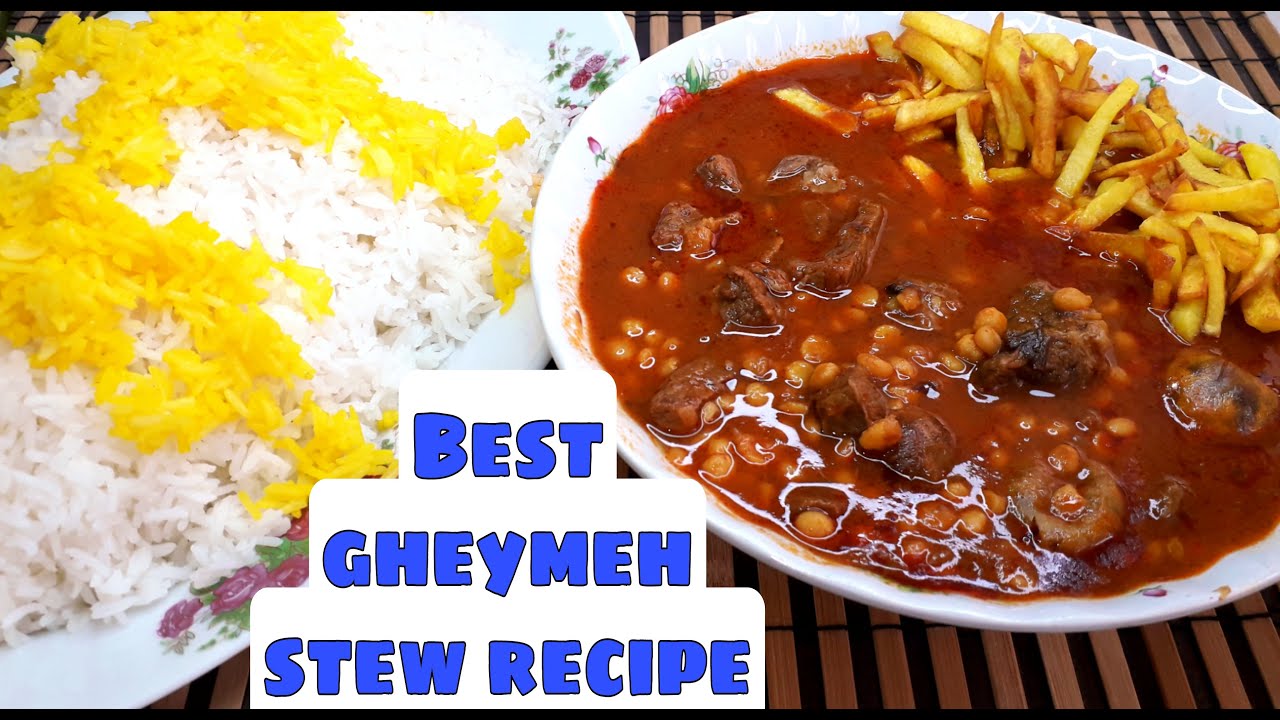 khoreshte gheymeh recipe | gheymeh stew recipe | gheymeh persian style ...