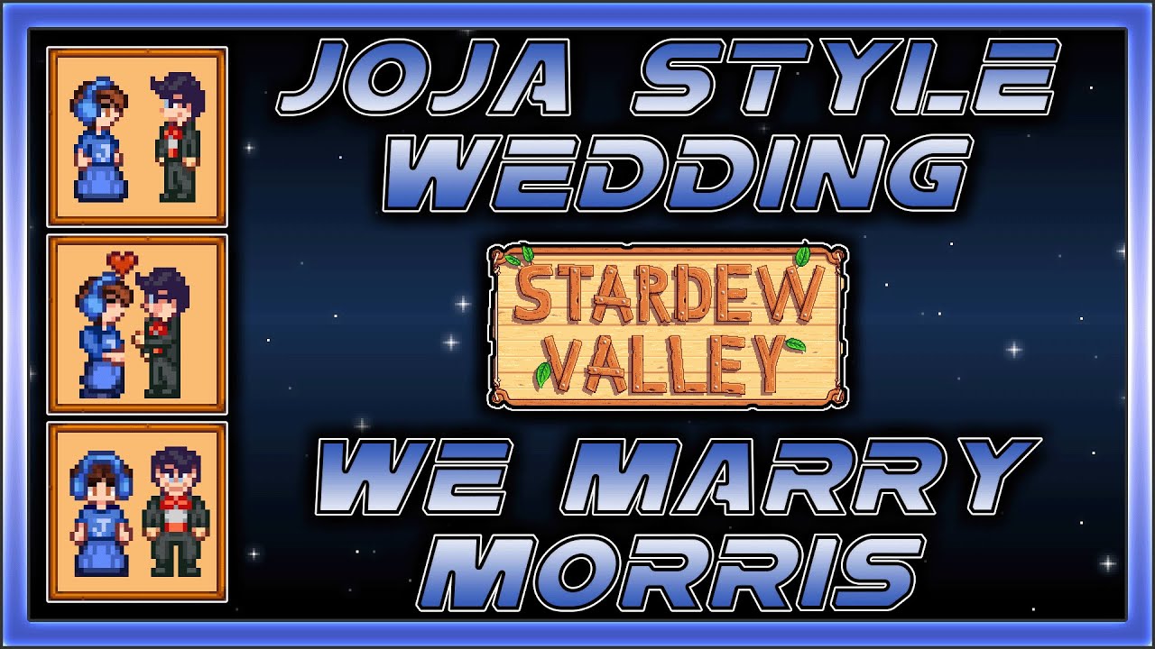 We Marry Morris in Stardew Valley 💍 Our Joja Style Fall Wedding Event ...