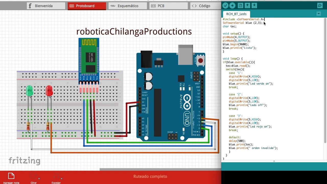 Arduino + Bluetooth HC05 - YouTube