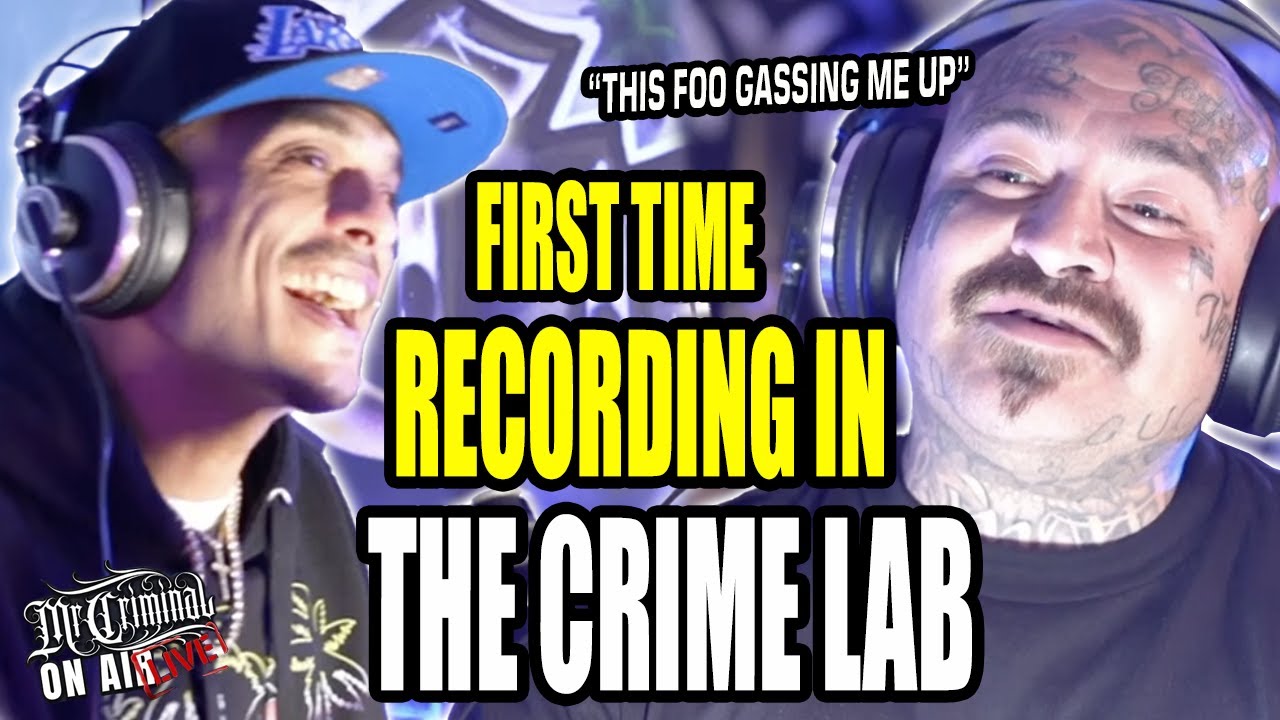 Shady Boy On His First Time Recording In The Crime Lab - YouTube