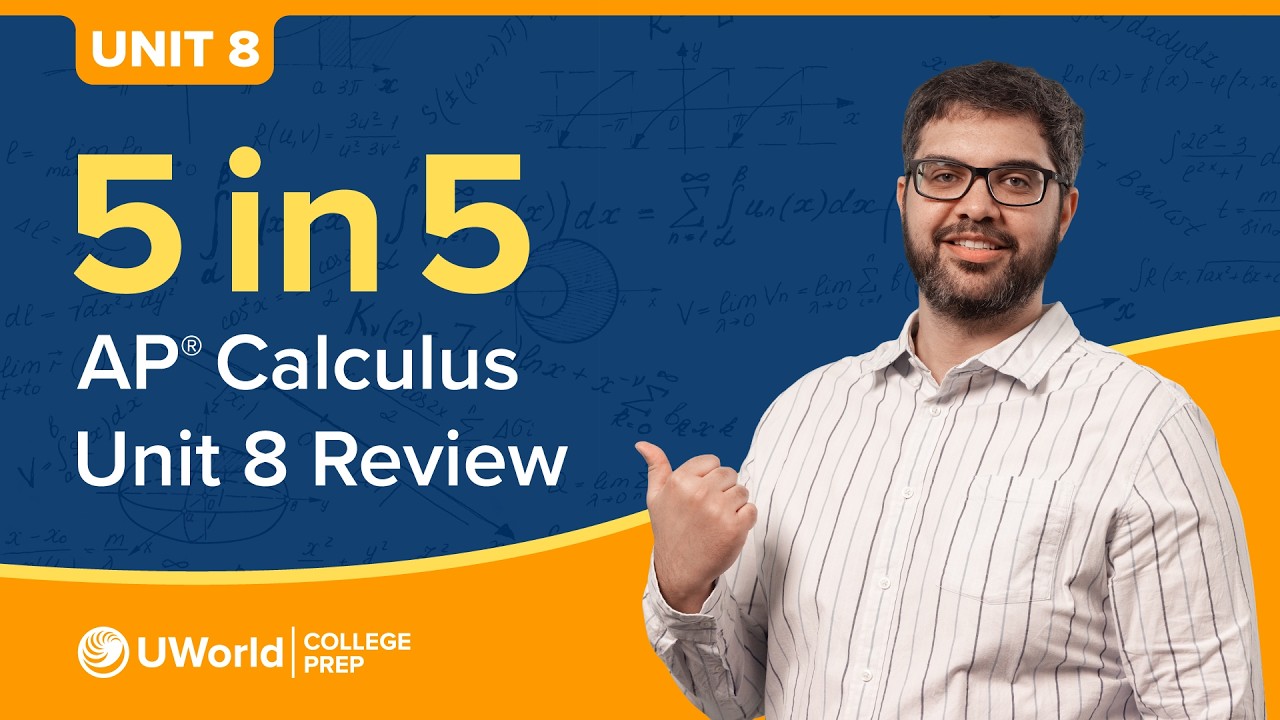 AP Calc Unit 8 Speed Review (Applications of Integration) - YouTube