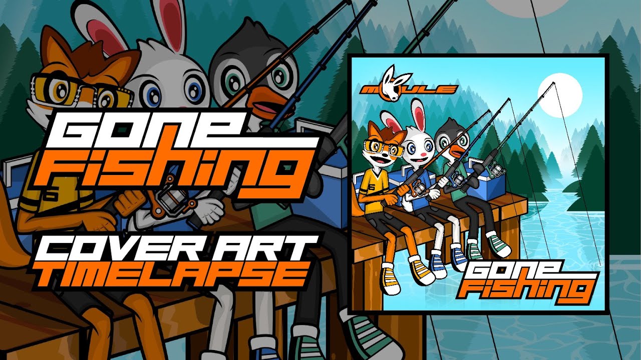 How I make the cover artworks for my music - Gone Fishing [Cover Art ...