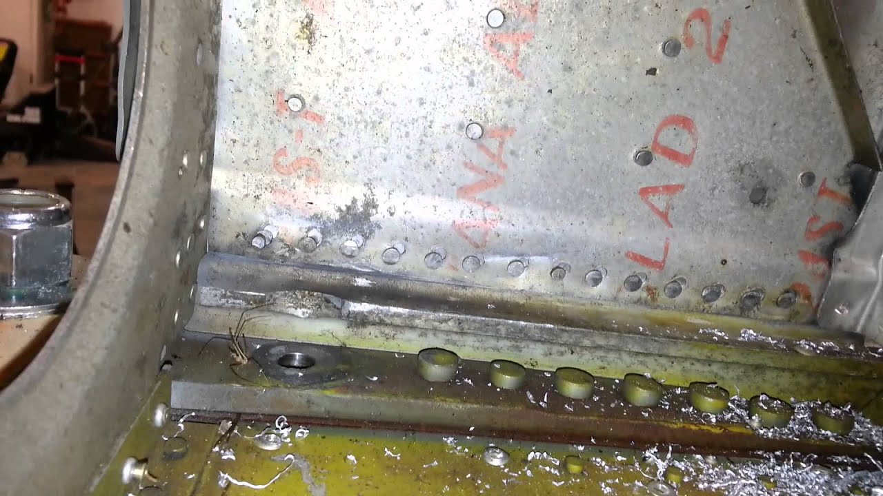 1957 Ercoupe wing box repair - YouTube