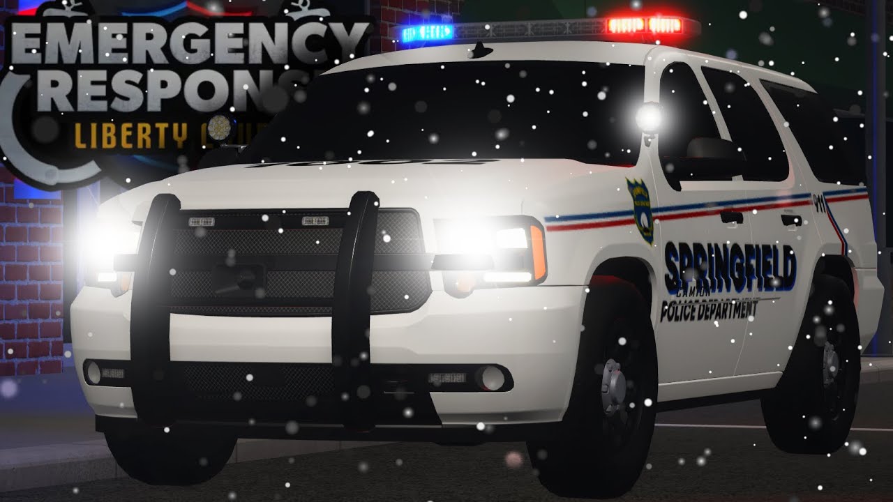 Overnight Snowstorm | Springfield PD Roleplay | Roblox ER:LC - YouTube