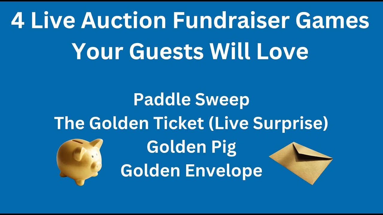 4 Live Auction Games - YouTube