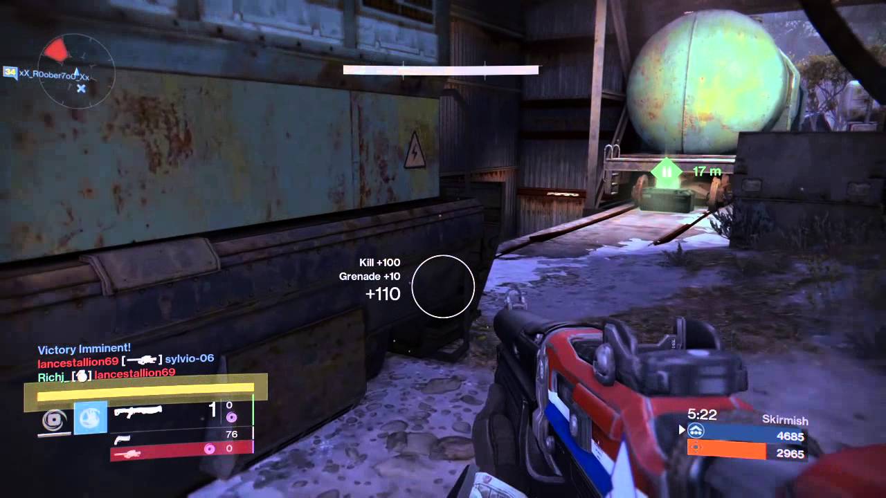 Destiny - The Ram helmet and a kid that couldn't take it - YouTube