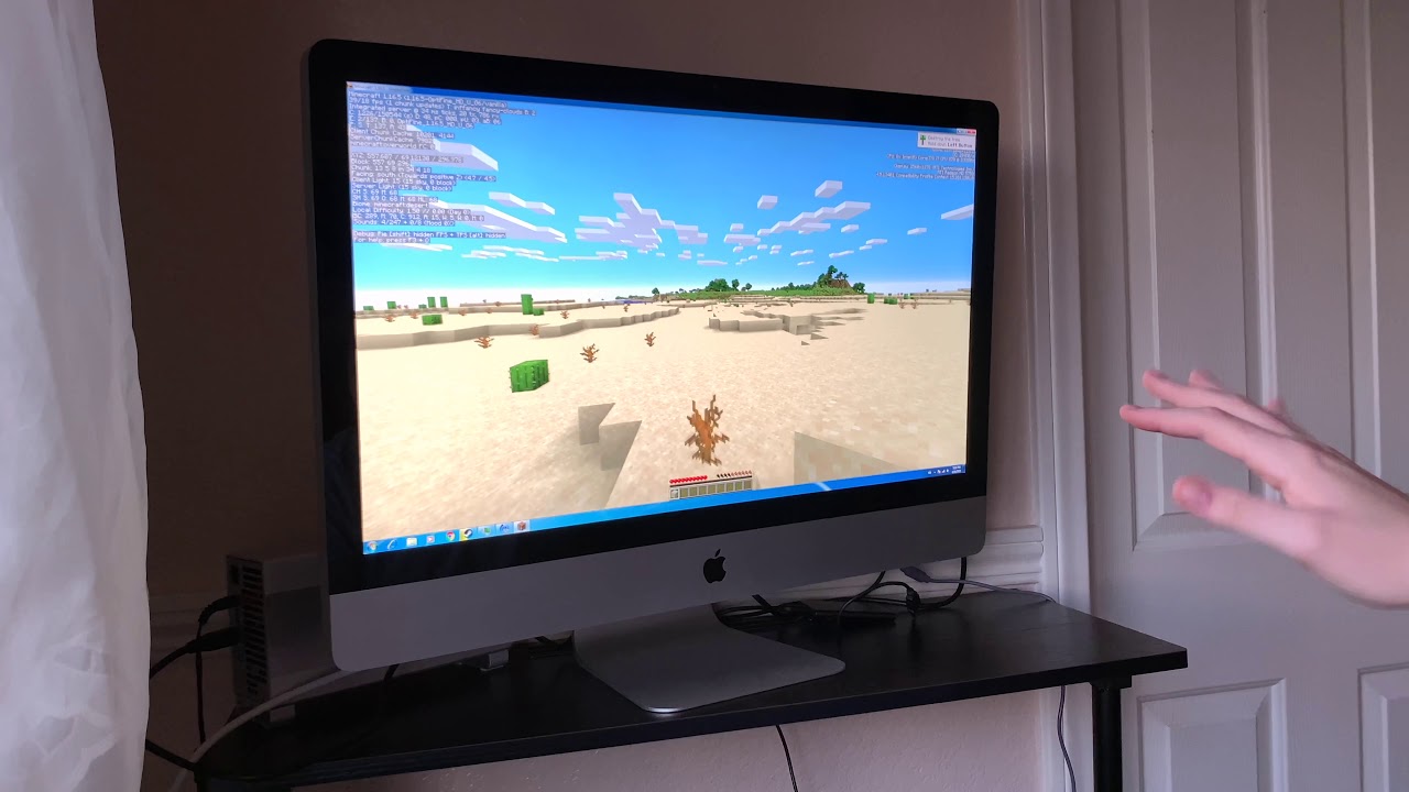 Minecraft with Shaders on 2010 iMac (i7 870, ATI HD 5750 1GB, 12GB RAM ...