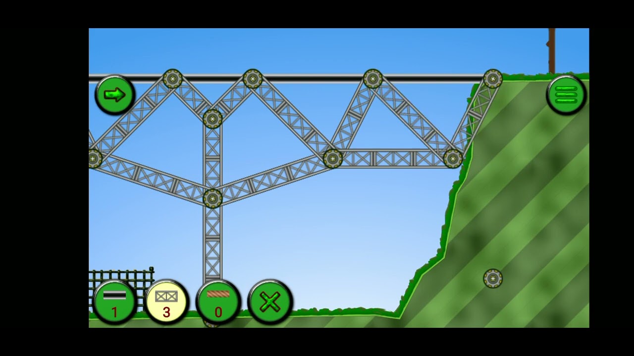Railway Bridge construction simulator Level 26 // Android game - YouTube