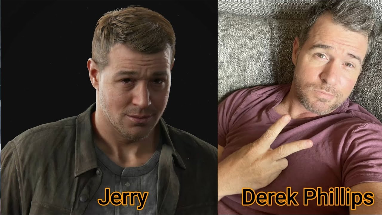 Character and Voice Actor - The Last of Us Part II - Jerry - Derek Phillips - YouTube