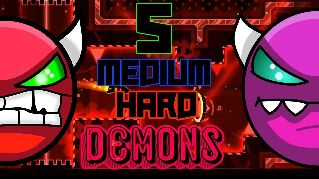 5 Medium/Hard Demons Episode 1 - YouTube