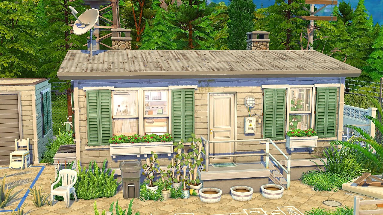 Building a SHABBY Shack 🏚️ in The Sims 4 - YouTube