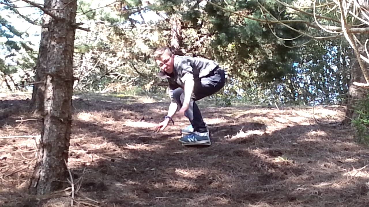 Descente sur épine de pin - YouTube