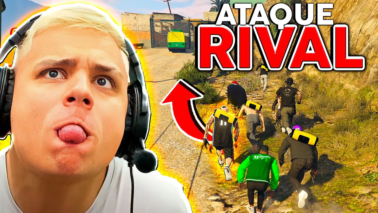 FIZEMOS UM ATAQUE A BASE RIVAL no GTA RP 😡 (Paulinho o LOKO) - YouTube