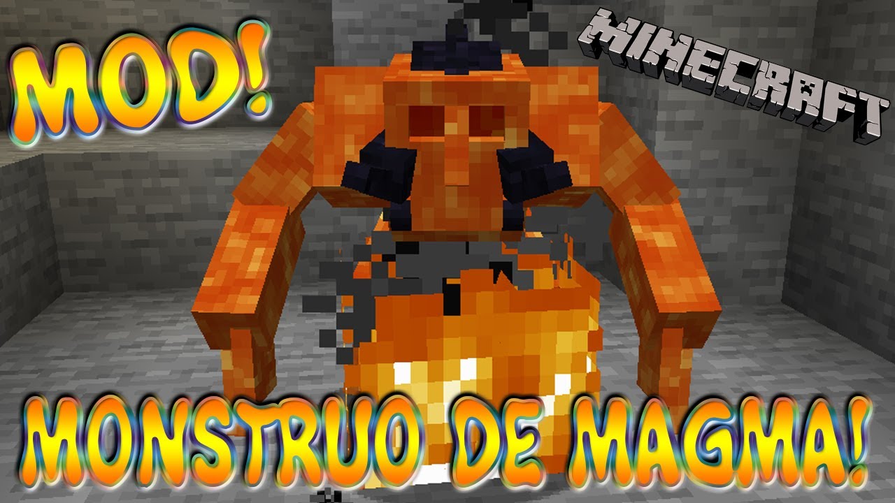 EL MONSTRUO DE MAGMA! Minecraft 1.16.5 MOD MAGMA MONSTERS! - YouTube