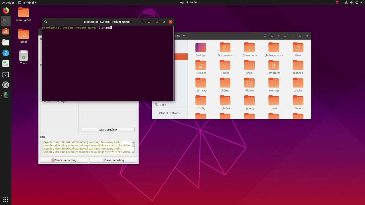 Ubuntu 19.04 Fractional Scaling X11 - YouTube