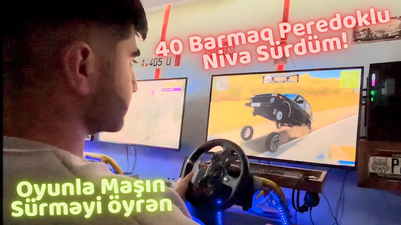 VİRTUAL ALƏMDƏ SÜRÜŞ NECƏ OLUR ? (Bərbər Saçımızda Hoqqa verdi 😂) - YouTube