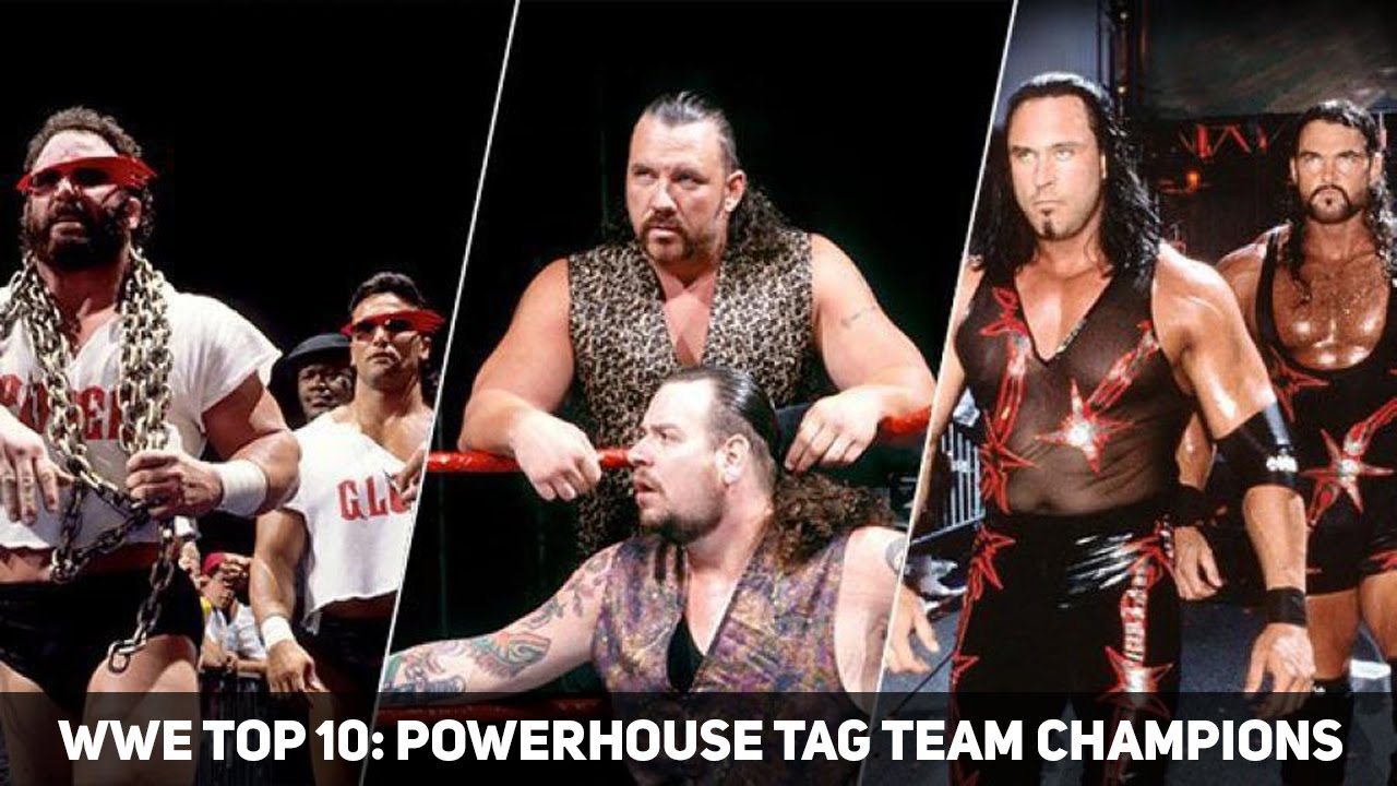 WWE TOP 10: Powerhouse Tag Team Champions - YouTube