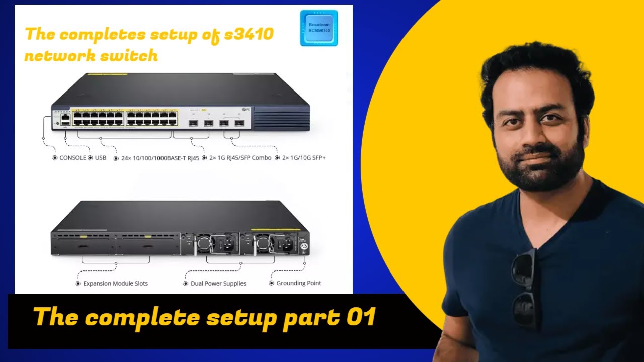 The complete setup of S3410 series network switch part 1 | how to ...