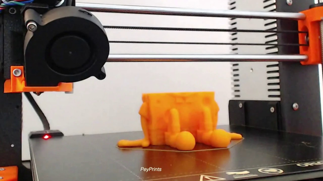 Spongebob - 3D Time Lapse - YouTube