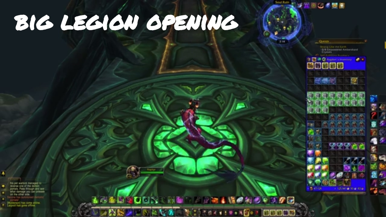 wow Big Opening (Legionfall Recompense)(Relinquished Opening)(Emissary ...